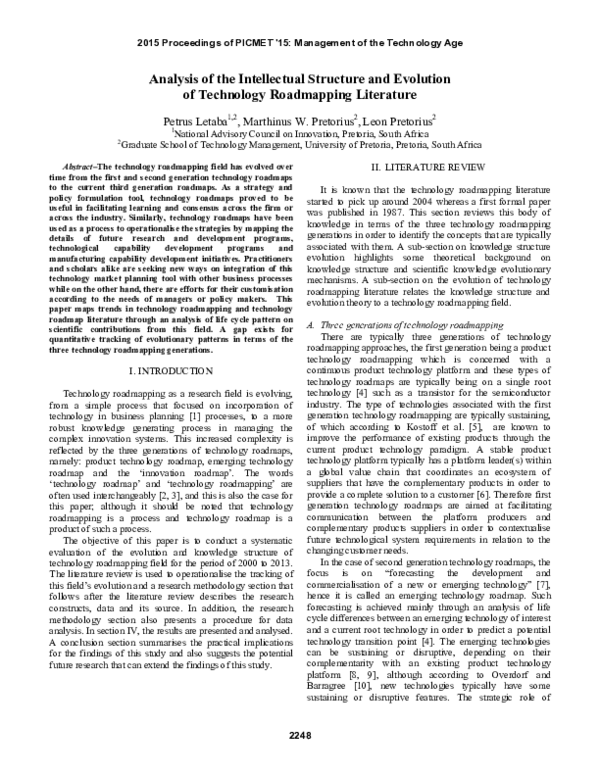 (PDF) Analysis of the intellectual structure and evolution of ...