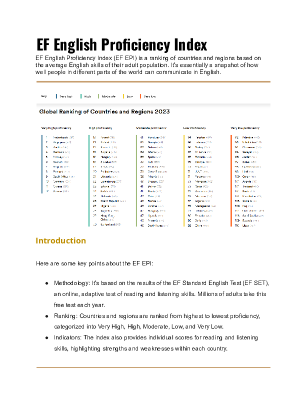 (PDF) EF English Proficiency Index