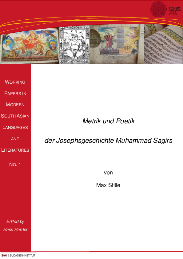 (PDF) Metrik und Poetik der Josephsgeschichte Muhammad Sagirs | Max ...