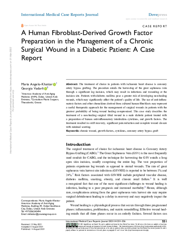 (PDF) A Human Fibroblast-Derived Growth Factor Preparation in the ...