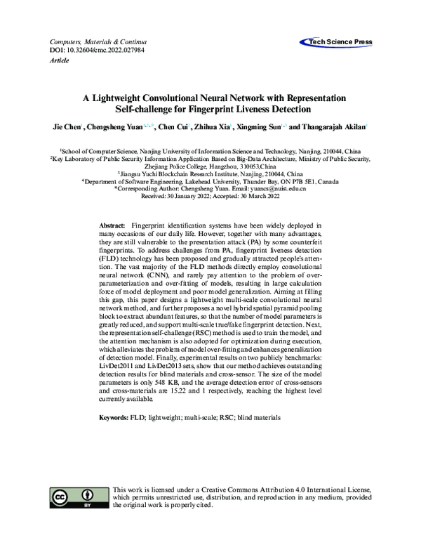 Pdf A Lightweight Convolutional Neural Network With Representation