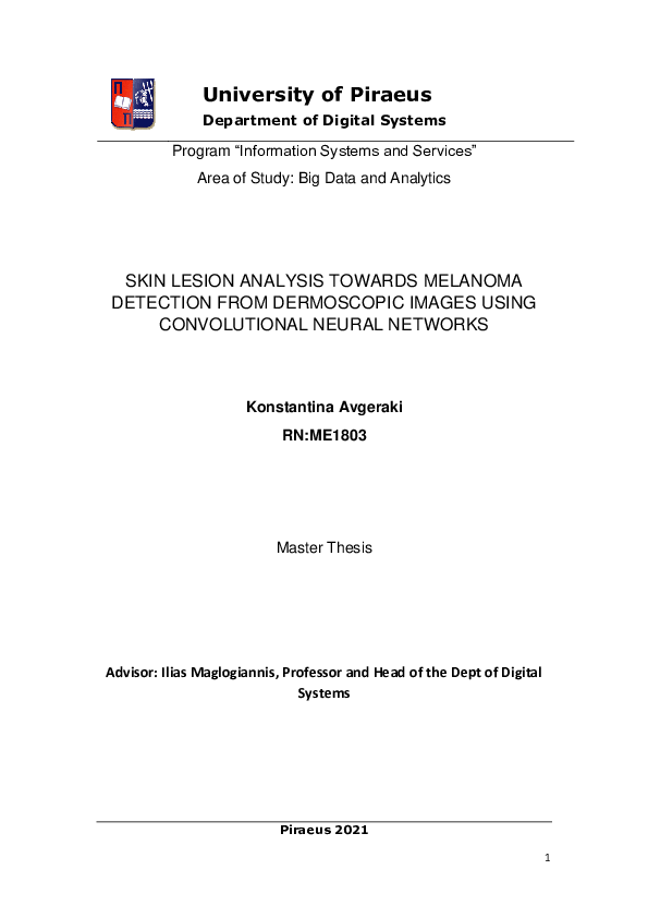 Pdf Skin Lesion Analysis Towards Melanoma Detection From Dermoscopic Images Using