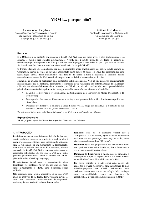 (PDF) VRML... porque não