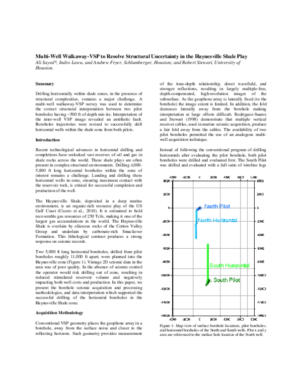 (PDF) Multi-Well Walkaway-VSP to Resolve Structural Uncertainty in the ...