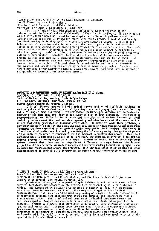 (PDF) Mechanisms of lateral deviation and axial rotation in scoliosis | Mack Gardner-Morse ...