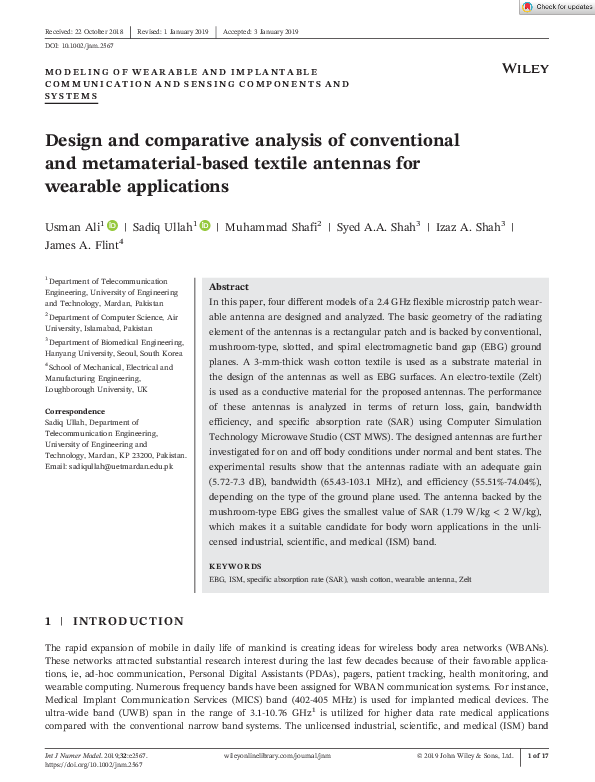 (PDF) Design and comparative analysis of conventional and metamaterial ...