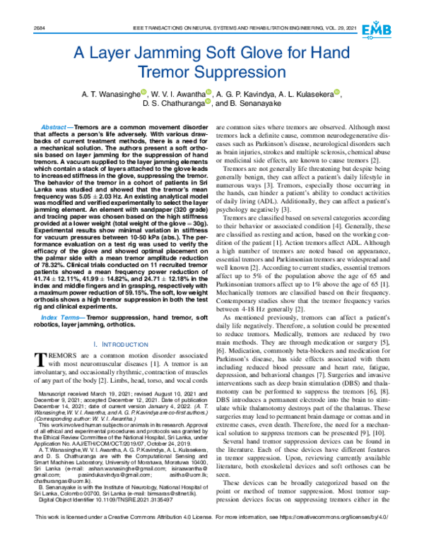 (PDF) A Layer Jamming Soft Glove for Hand Tremor Suppression