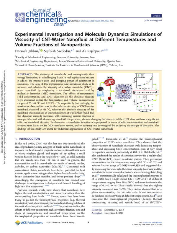 (PDF) Experimental investigation and molecular dynamic simulation of ...