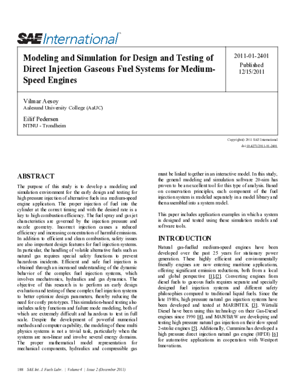 (PDF) Modeling and Simulation for Design and Testing of Direct ...