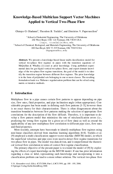 (PDF) Knowledge-Based Multiclass Support Vector Machines Applied to Vertical Two-Phase Flow