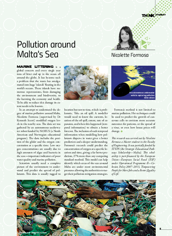 (PDF) Pollution around Malta's sea | Nicolette Formosa - Academia.edu