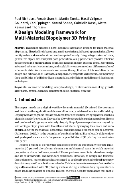 Pdf Multi Material Biopolymer 3d Printing Framework