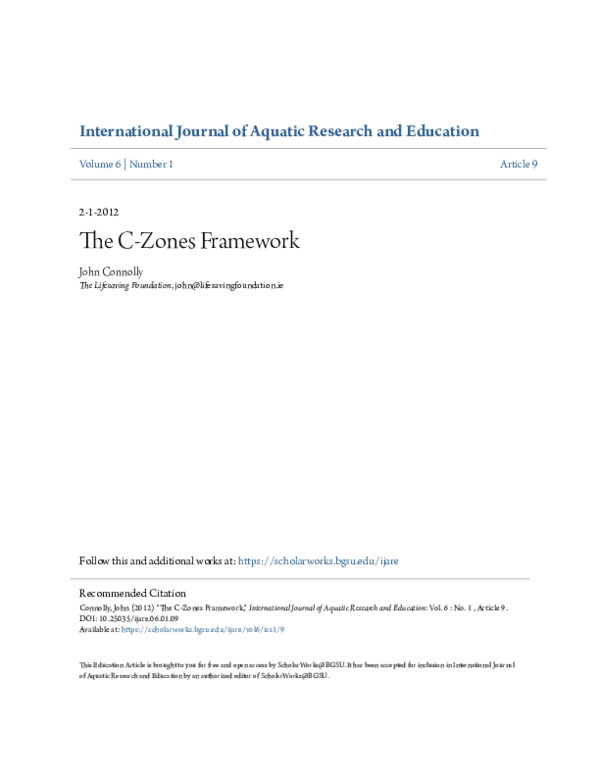 (PDF) The C-Zones Framework