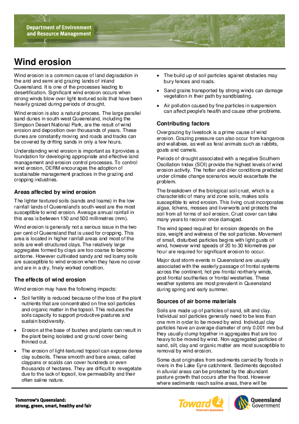 (PDF) Wind Erosion