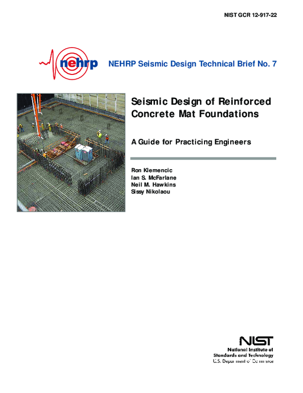 (PDF) NEHRP Seismic Design Technical Brief No. 7 - Seismic Design of ...
