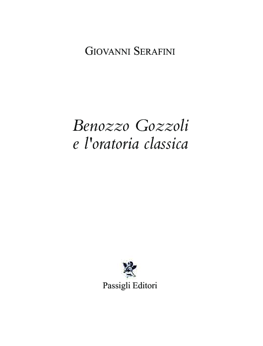 (PDF) Benozzo Gozzoli e l'oratoria classica