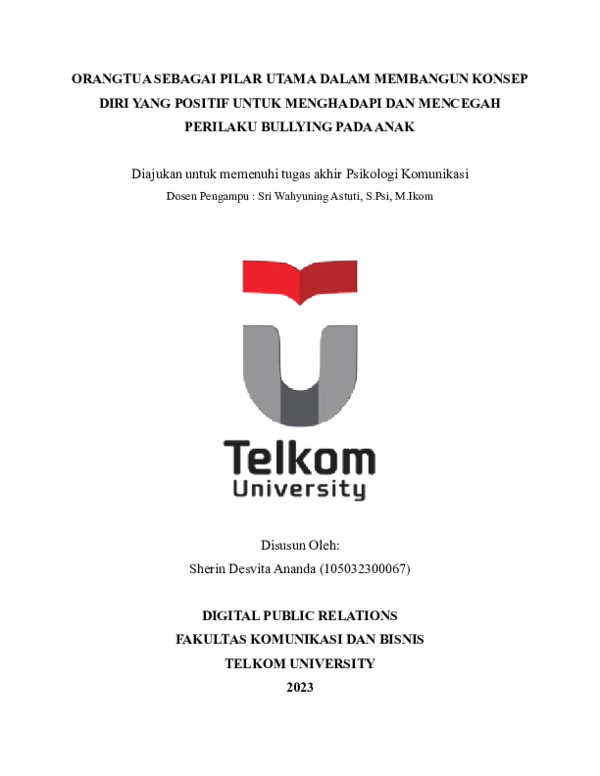 (PDF) ORANGTUA SEBAGAI PILAR UTAMA DALAM MEMBANGUN KONSEP DIRI YANG ... (PDF) ORANGTUA SEBAGAI PILAR UTAMA DALAM MEMBANGUN KONSEP DIRI YANG ...