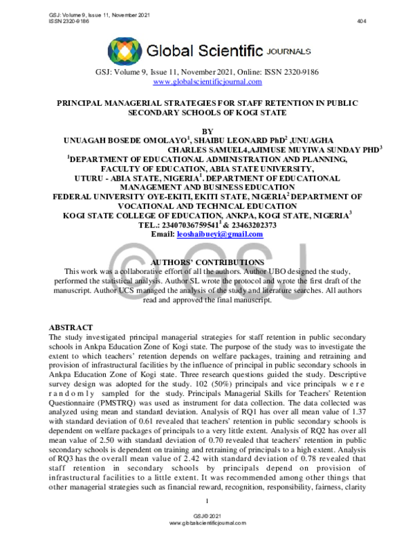 (PDF) Global scientific journal