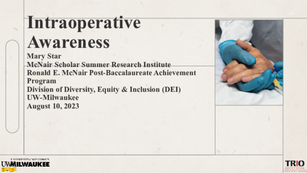 (PPT) Intraoperative awareness slides