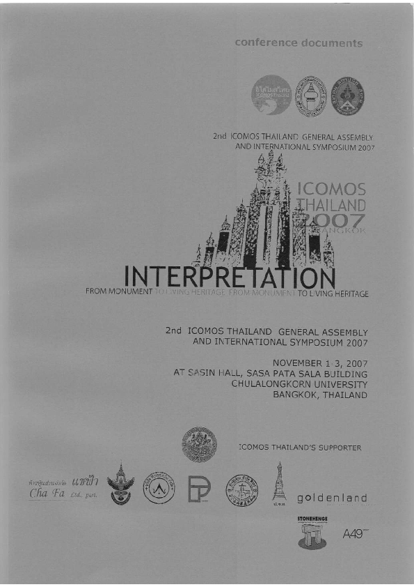 (PDF) The Interpretation of Cultural Heritage: the Living “Authenticity ...