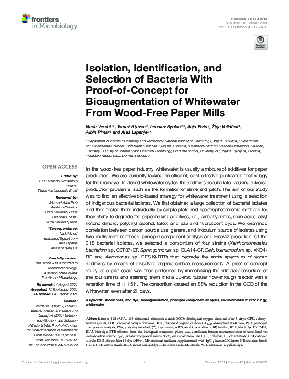 (PDF) Isolation, Identification, and Selection of Bacteria With Proof ...
