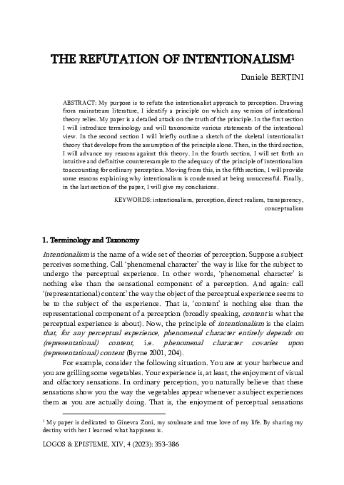 (PDF) THE REFUTATION OF INTENTIONALISM