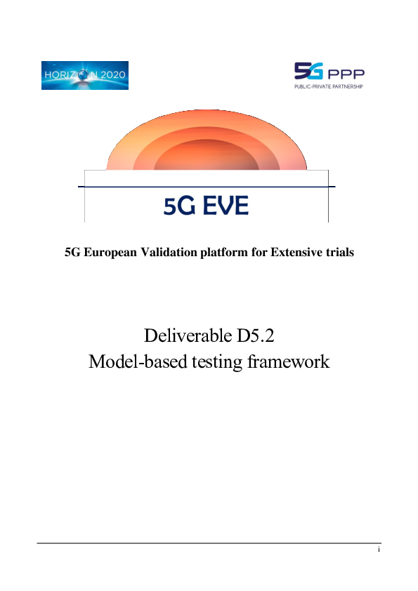 (PDF) D5.2 Model-based testing framework | Vera A Stavroulaki ... (PDF) D5.2 Model-based testing framework | Vera A Stavroulaki ...