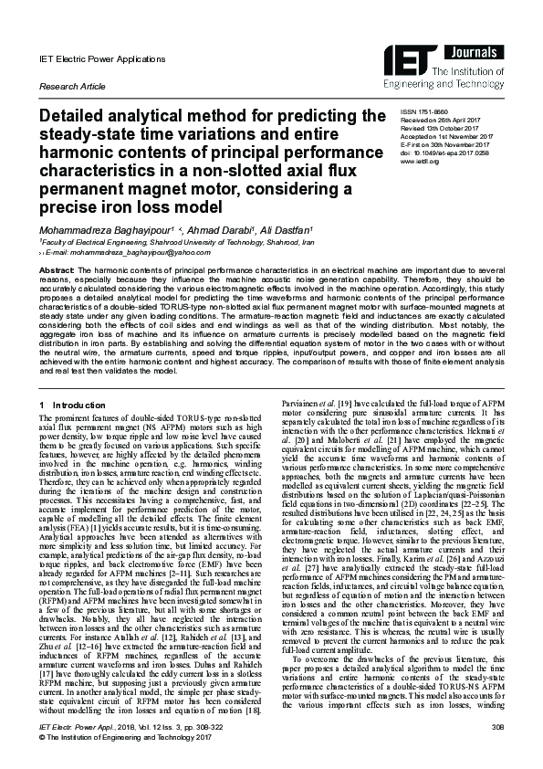 (PDF) Detailed analytical method for predicting the steady‐state time ...