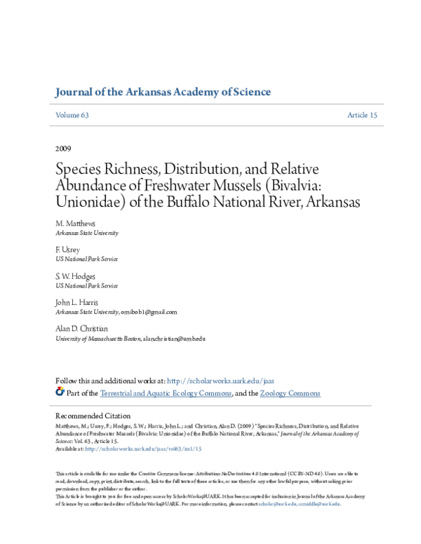 (PDF) Species Richness, Distribution, and Relative Abundance of ...