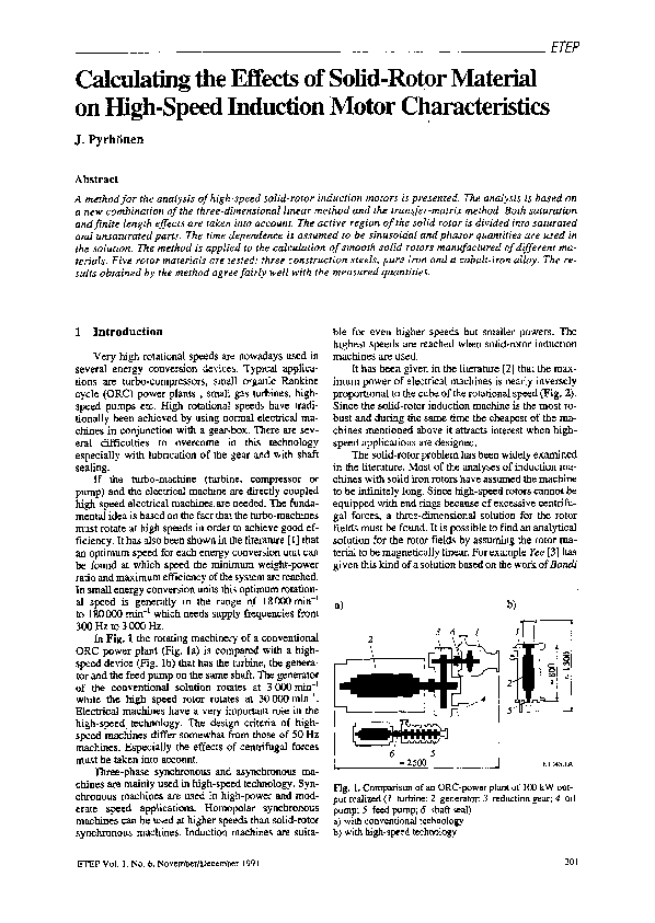 (PDF) Calculating the effects of solid-rotor material on high-speed ...