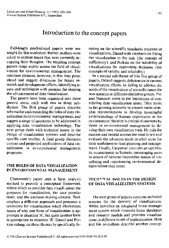 (PDF) Introduction to the concept papers | Brian Orland - Academia.edu