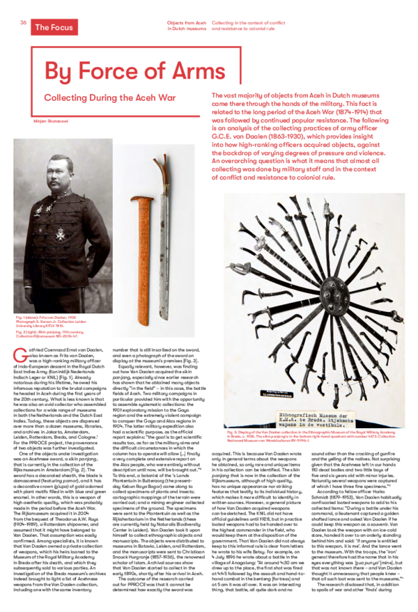 (PDF) By Force of Arms: Collecting During the Aceh War