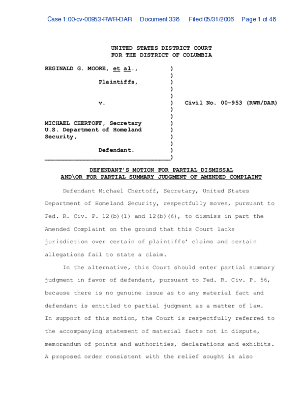 (PDF) Judge Oliver Gasch United States District Court for the District ...