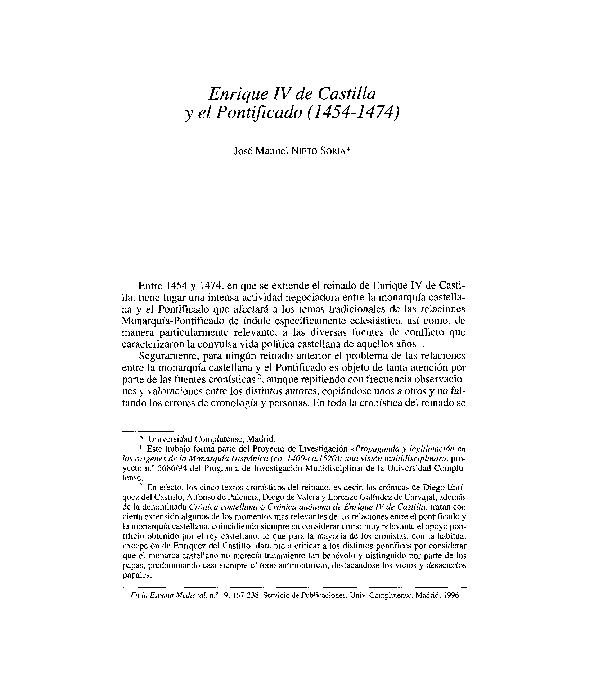 (PDF) Enrique IV de Castilla y el Pontificado (1454-1474)