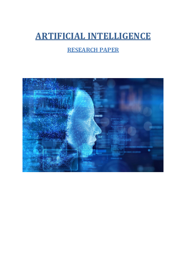 (PDF) ARTIFICIAL INTELLIGENCE