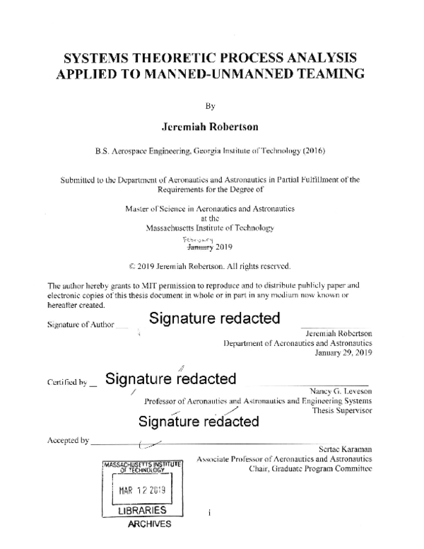 (PDF) Systems theoretic process analysis Applied to manned-unmanned teaming | Jeremiah Robertson ...