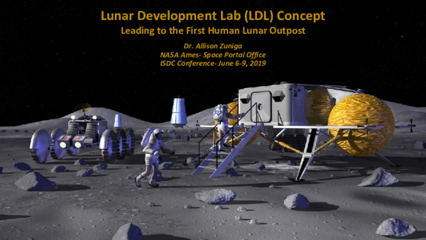 (PDF) Lunar Development Lab (LDL) Concept Leading to the First Human Lunar Outpost | Daniel ...