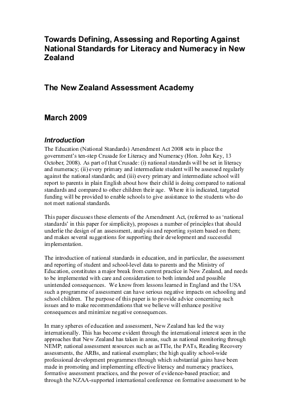 (PDF) Commentary: Towards defining, assessing and reporting against ...