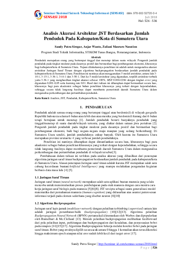 (PDF) Analisis Akurasi Arsitektur JST Berdasarkan Jumlah Penduduk Pada ...