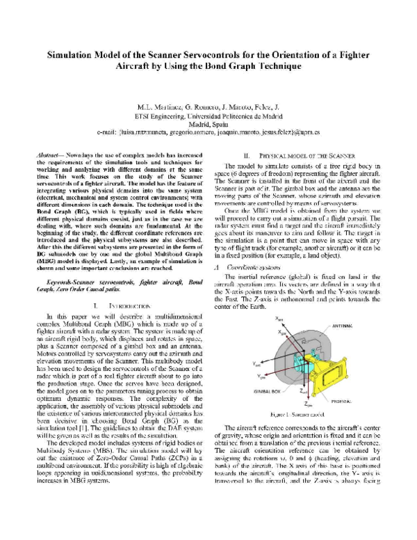 (PDF) Simulation Model of the Scanner Servocontrols for the Orientation ...