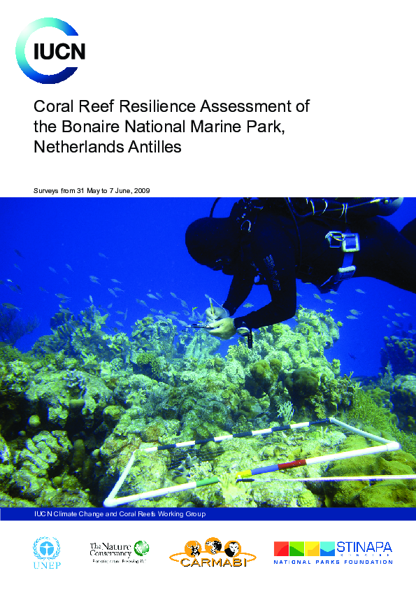 (PDF) Coral reef resilience assessment of the Bonaire National Marine ...