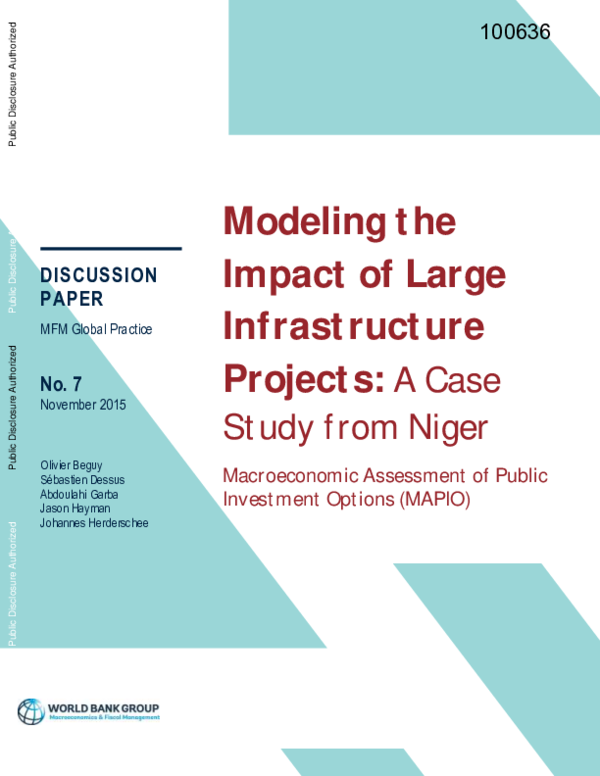 (PDF) Modeling the impact of large infrastructure projects : a case ...