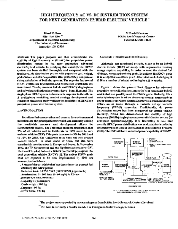 (PDF) High frequency AC vs. DC distribution system for next generation ...
