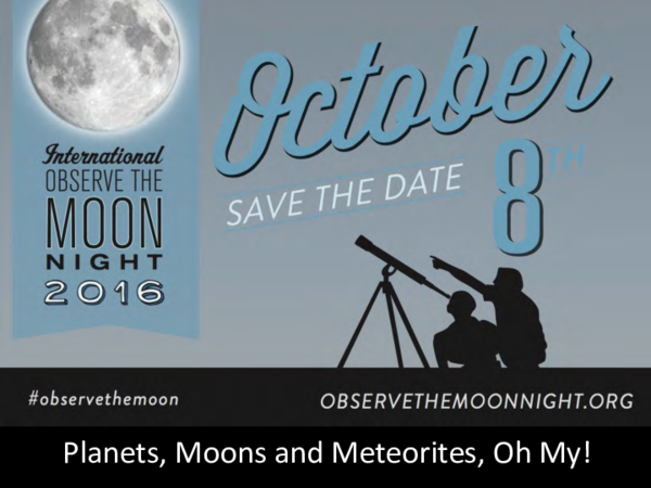 (PDF) Planets, Moons and Meteorites, Oh My!
