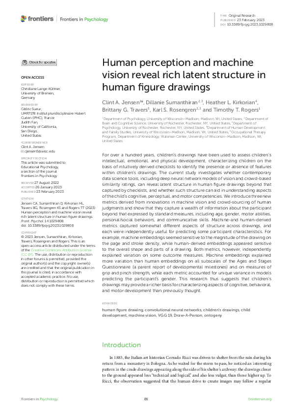 (PDF) Human perception and machine vision reveal rich latent structure ...