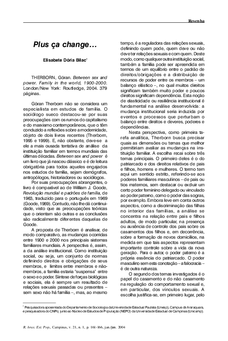 (PDF) Plus ça change