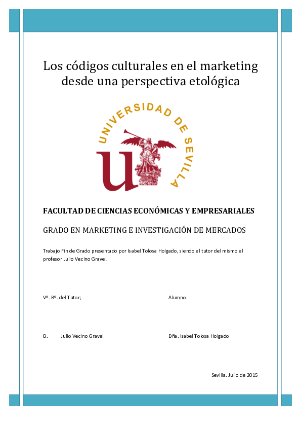 (PDF) Los códigos culturales en el marketing desde una perspectiva ...