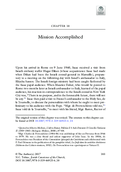 (PDF) Mission Accomplished