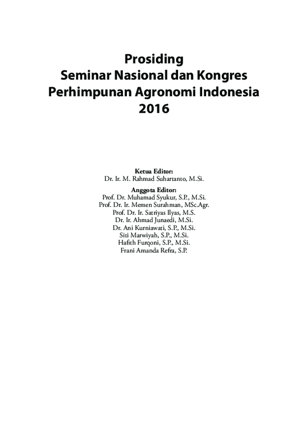 (PDF) Mutu Benih dan Pertumbuhan Bibit Tanaman Malapari (Pongamia ...