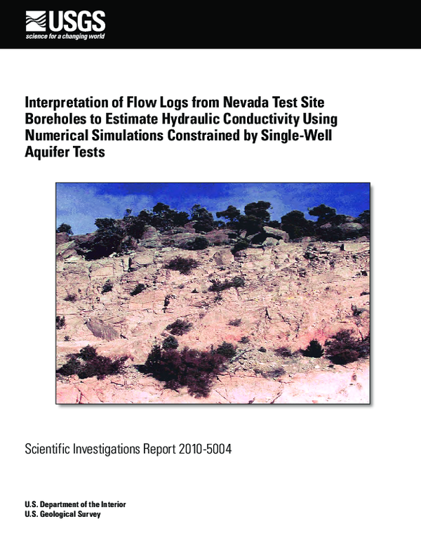 (PDF) Interpretation of Flow Logs from Nevada Test Site Boreholes to ...